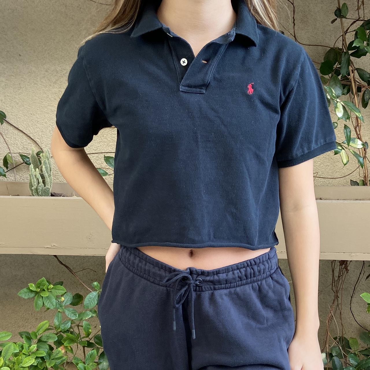 Polo Ralph Lauren Cropped Polo Polo Ralph Lauren... - Depop