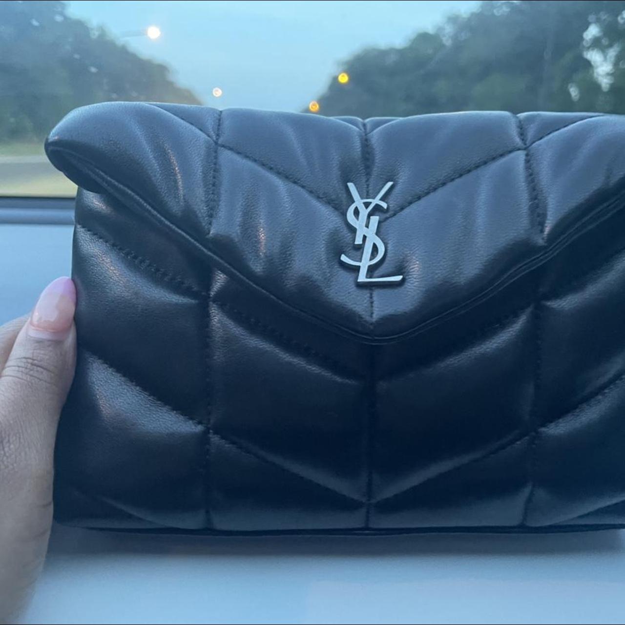 Ysl small puffer pouch - Depop