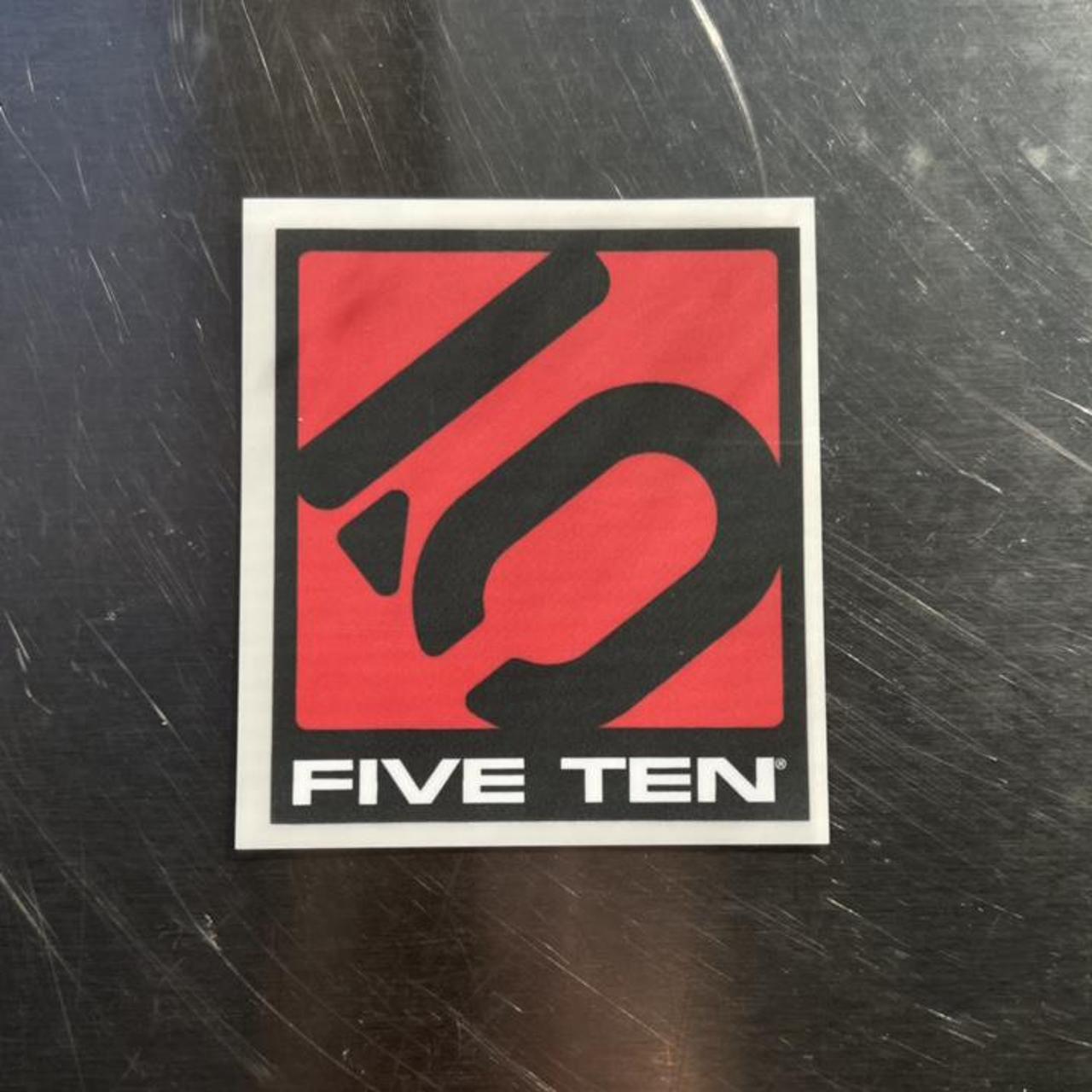 5.10 red climbing sticker. Note this is an inside... - Depop