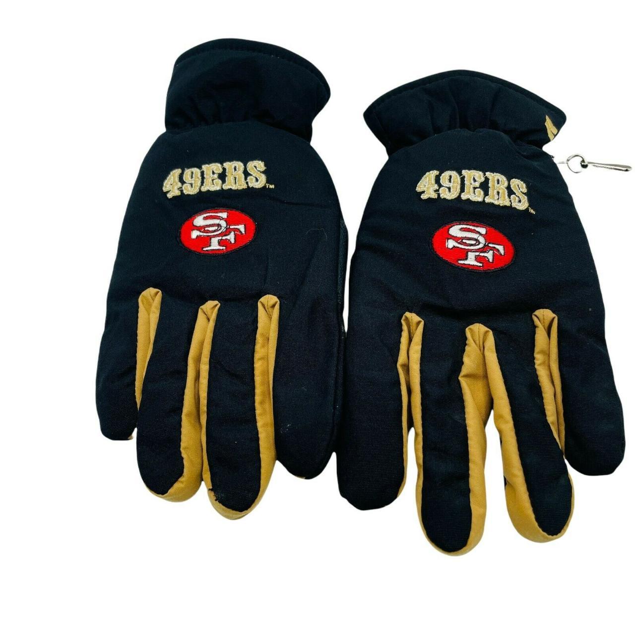 NFL San Francisco 49ers Football Knitted Gloves... - Depop