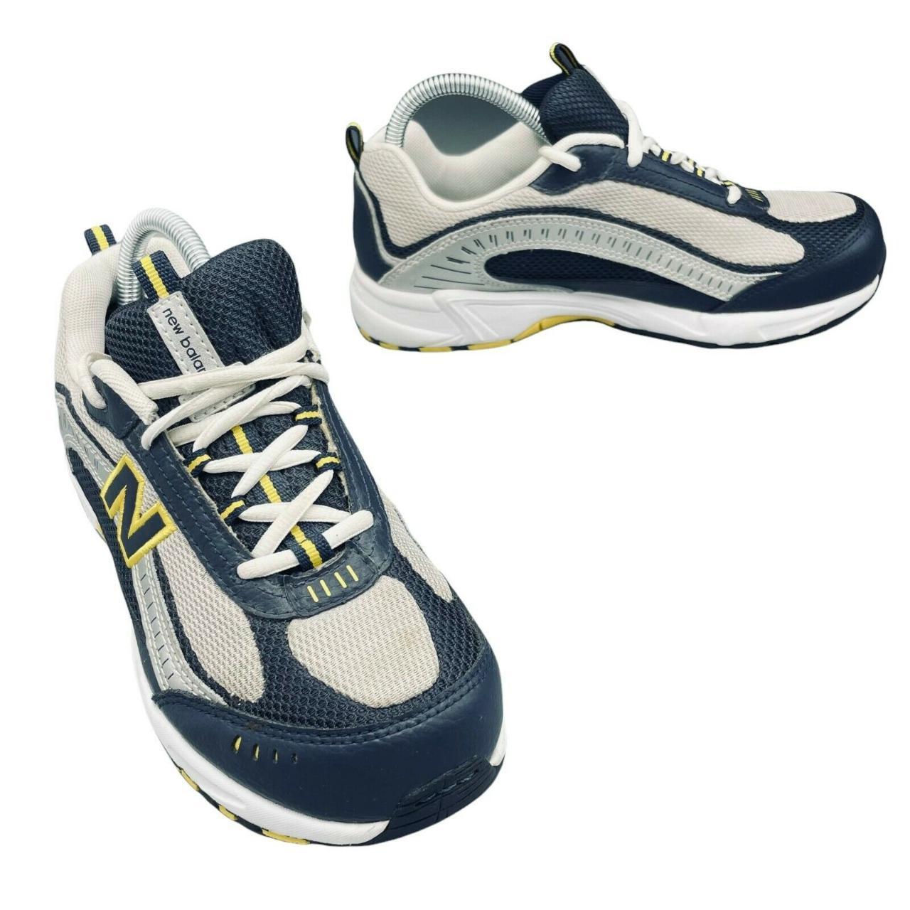 New Balance Women's Blue Trainers | Depop