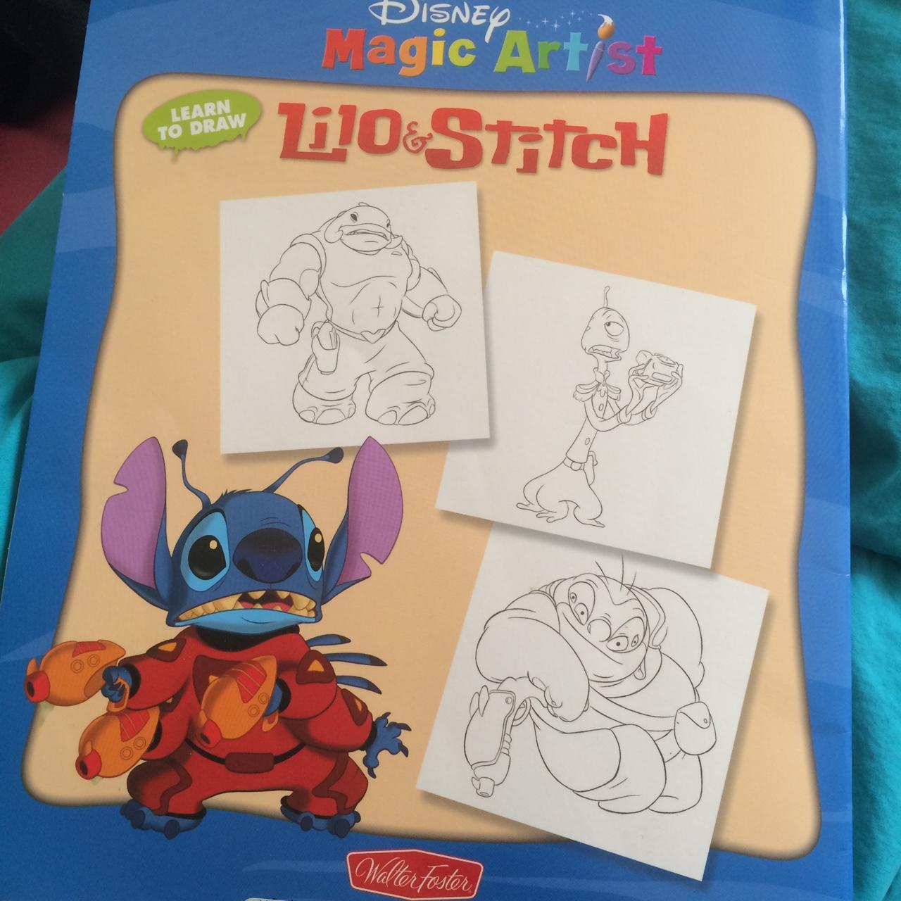 (LOWERED PRICE) How-to-Draw Lilo & Stich booklet... - Depop