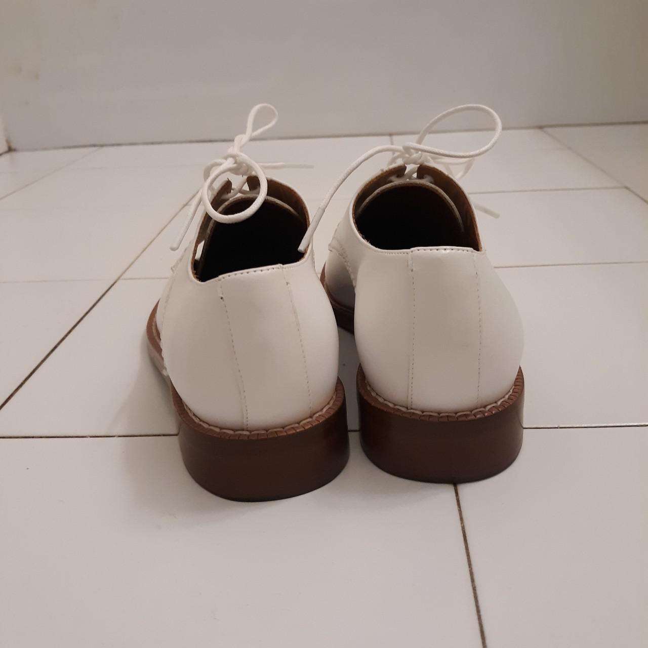 optic white calfskin derby shoes by Joseph! ultimate... | Depop