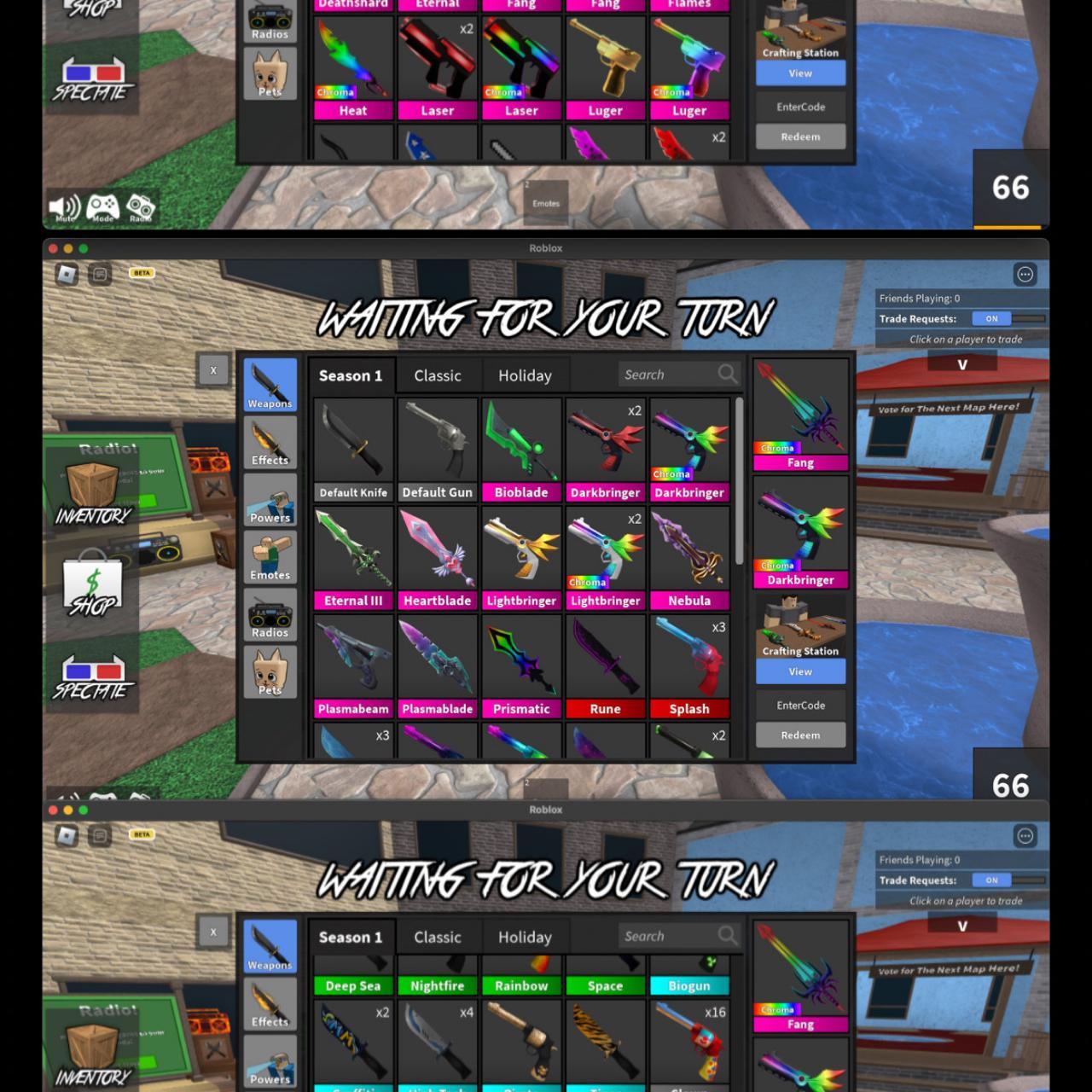 MM2 WHOLE INVENTORY (don't purchase) -Almost every... - Depop