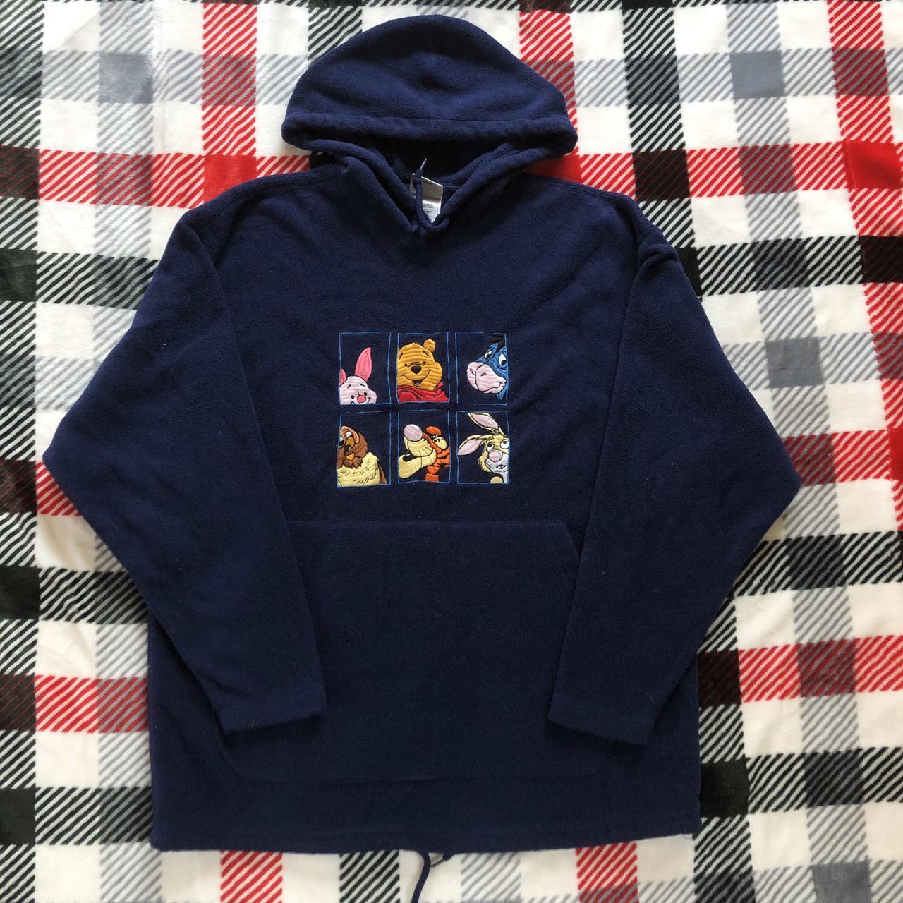 Vintage 90s Disney Fleece with embroidery on chest... - Depop