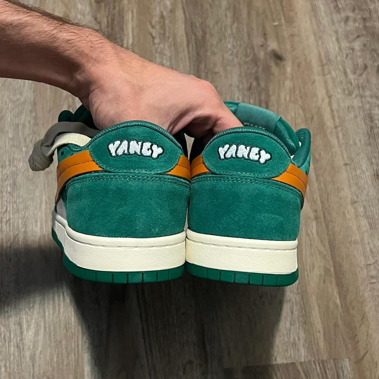 Vandy the Pink Men's Green and White Trainers | Depop