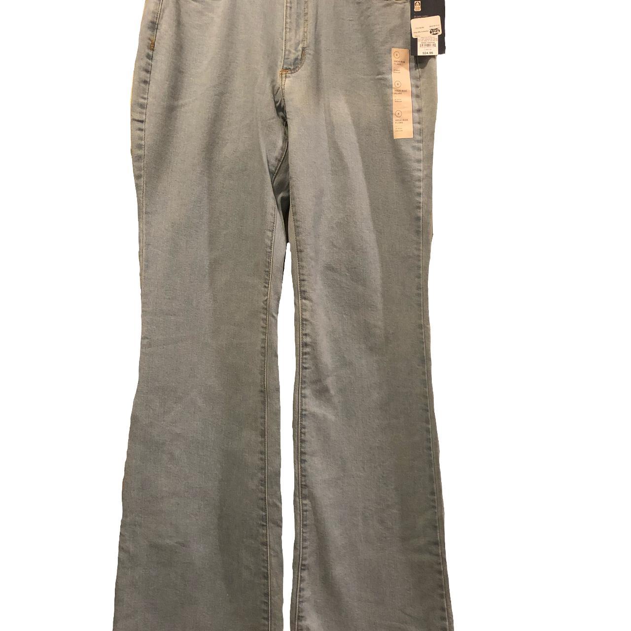 Universal Thread Women's High Rise Flare Light Blue... - Depop