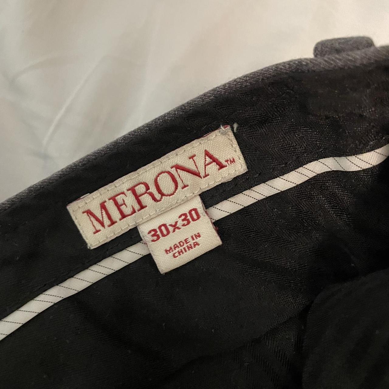 Merona Women's Grey Trousers | Depop