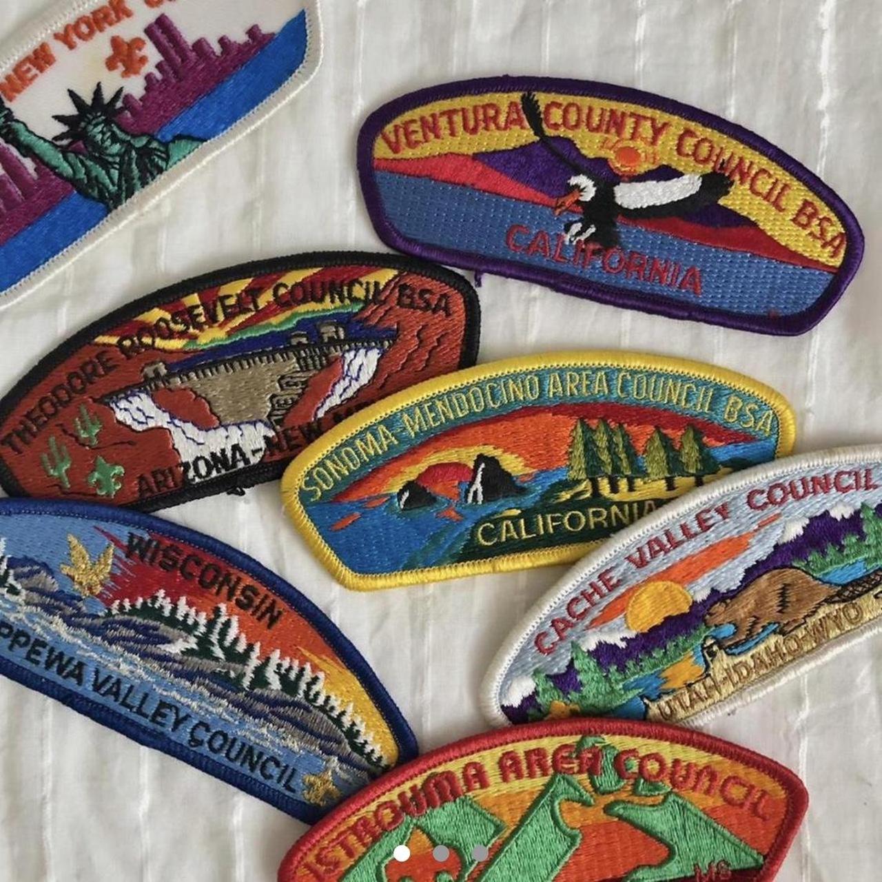 Large vintage 80s BSA council patches Rep your... - Depop