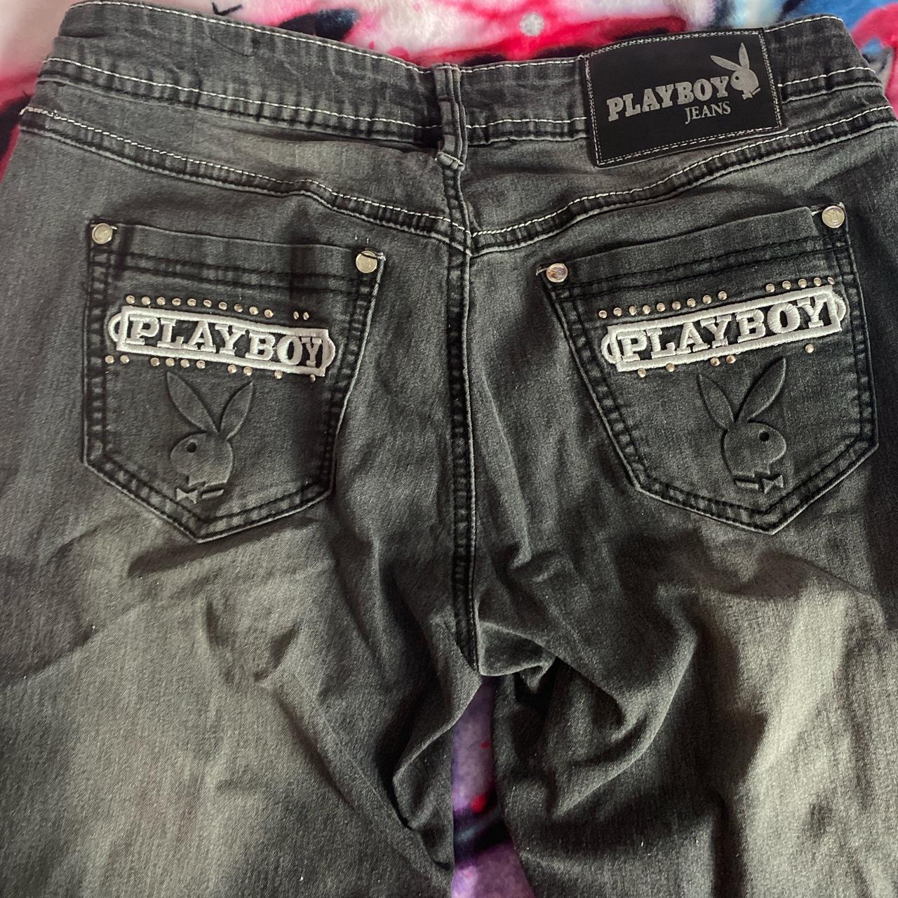 Low rise authentic playboy jeans ( runs small )... - Depop