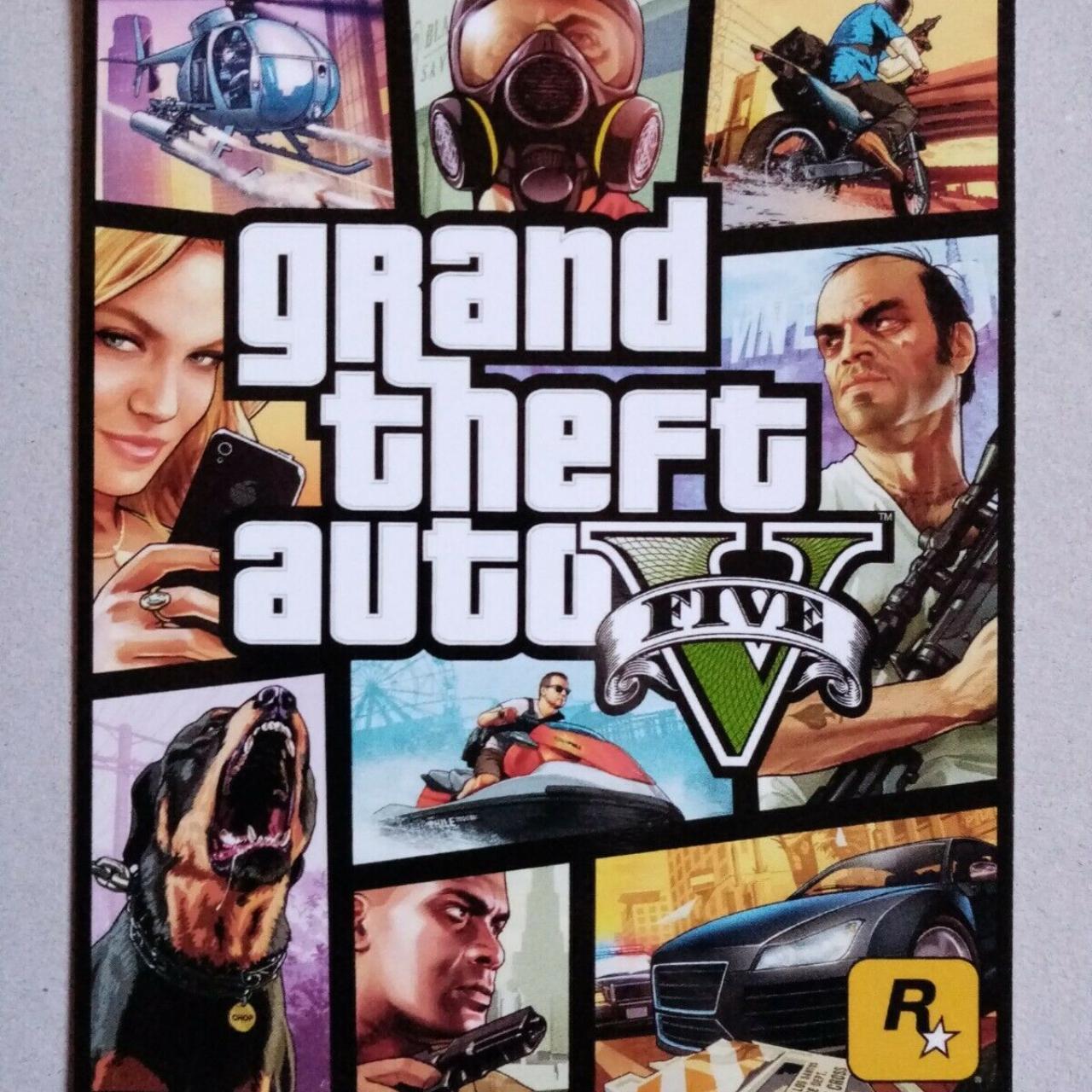 GRAND THEFT AUTO V / GTA 5 / GAME BOXART/ PROMO... - Depop
