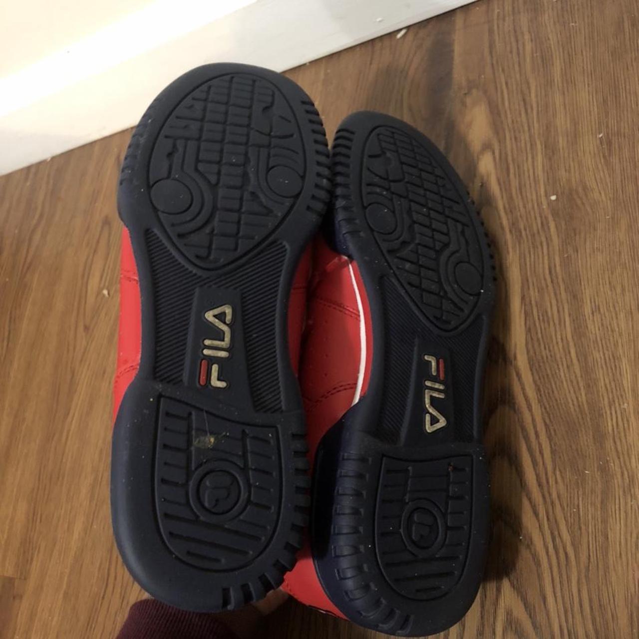 Fila Red Original Fitness Lace Up Sneakers Excellent... - Depop