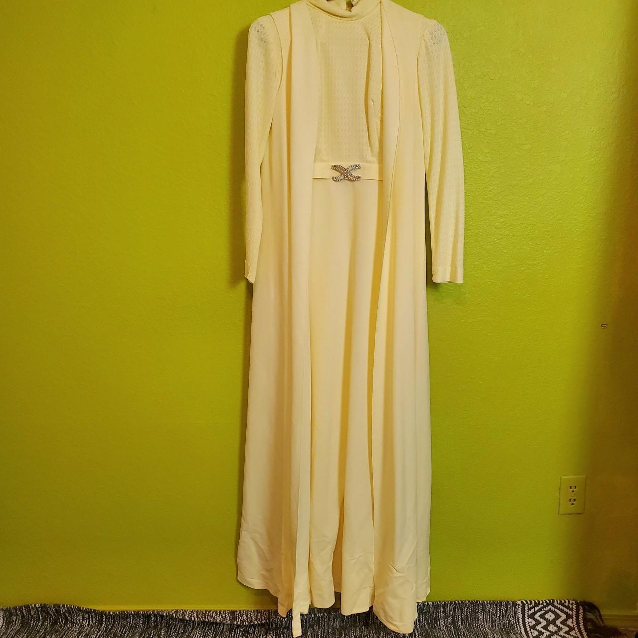 🗣 70s Dress Set Vintage 70s fit and flare maxi... - Depop