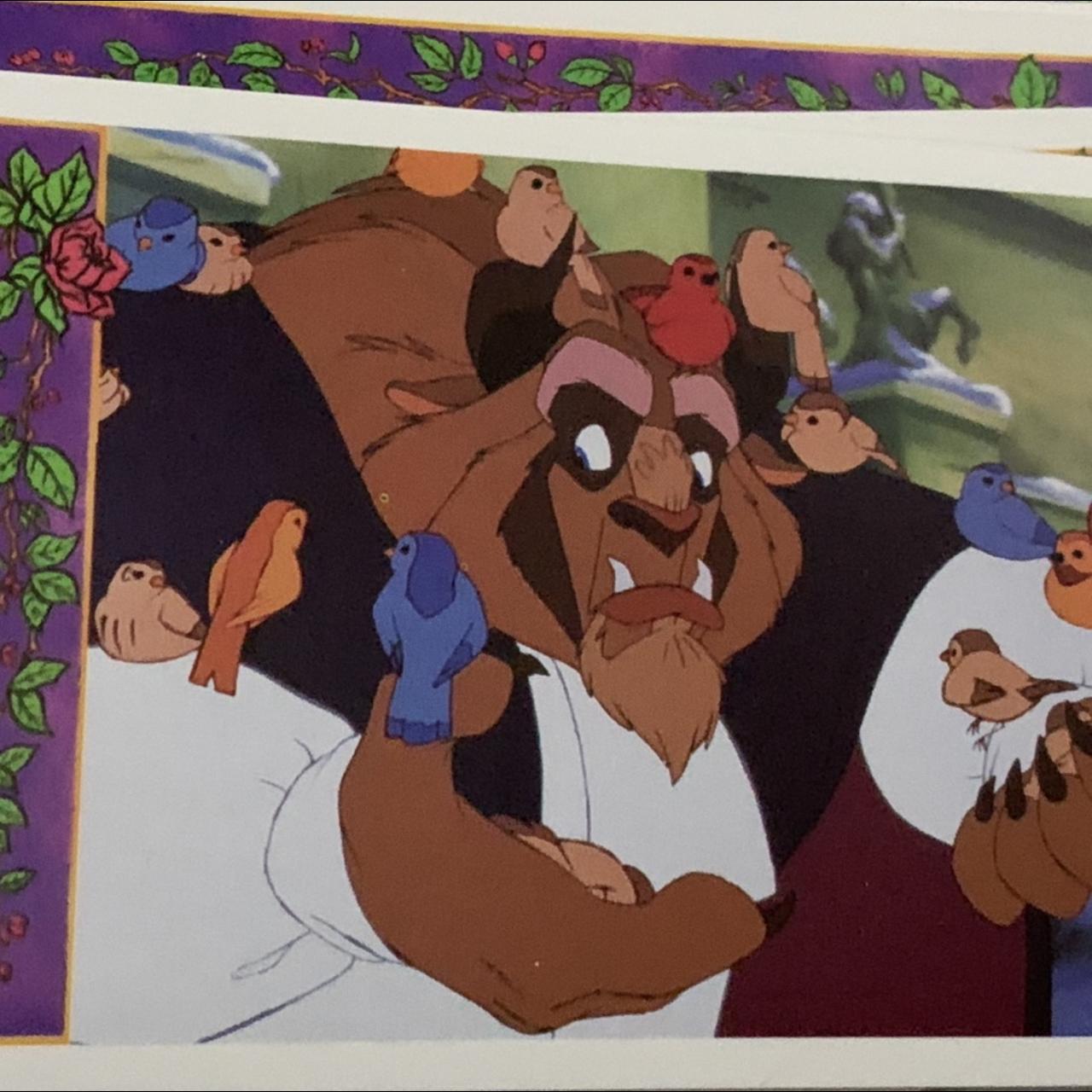 Disney BEAUTY AND THE BEAST Trading Cards 1992 Upper... - Depop