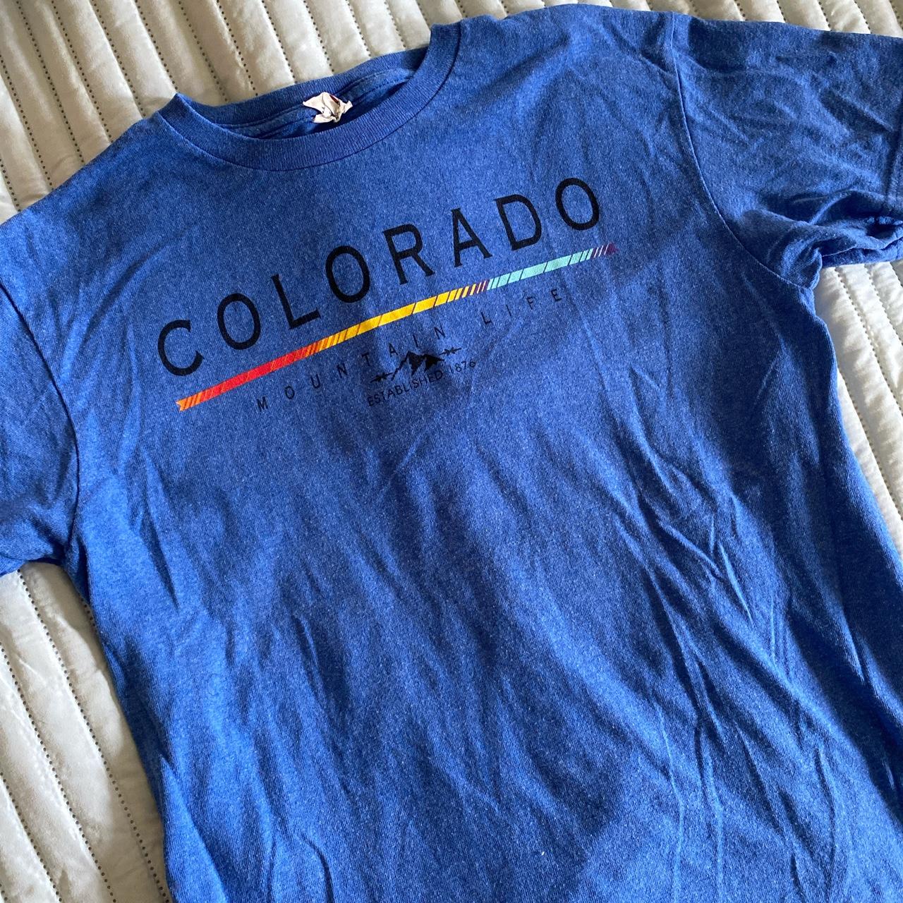 Colorado state shirt! SHIPPING: $3 BUNDLE FOR FREE... - Depop