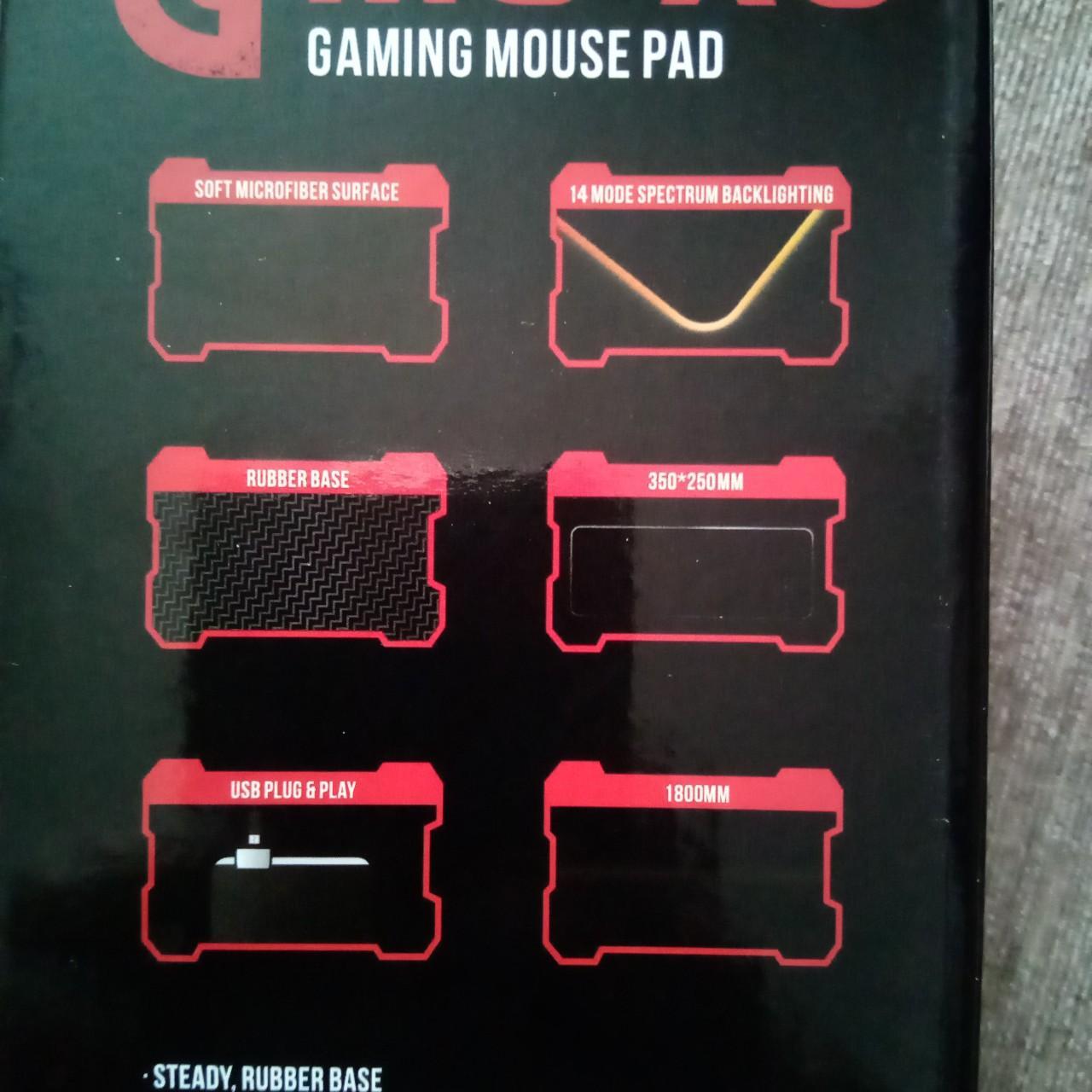 Light up RGB USB mouse mat. Perfect for games or... - Depop
