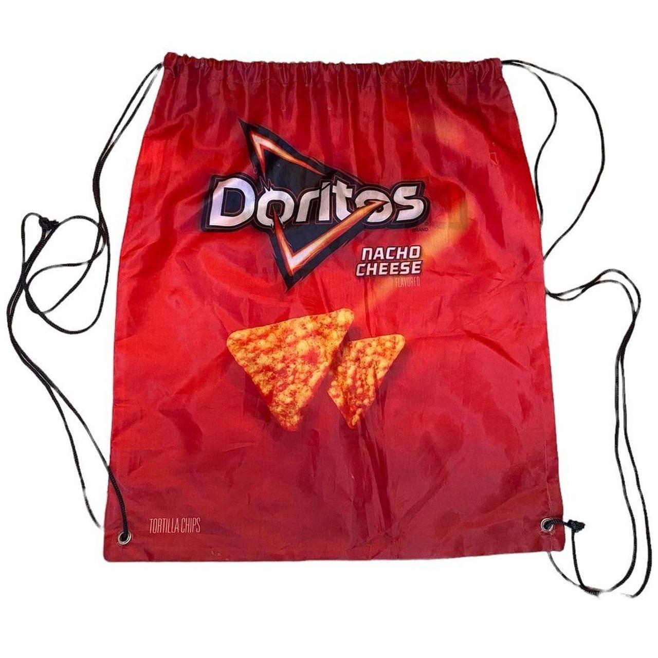 DORITOS Nacho Cheese Red Drawstring Bag All orders... - Depop