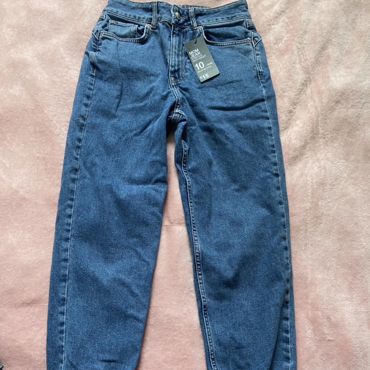 Primark blue mom jeans Brand new with tags UK size... - Depop