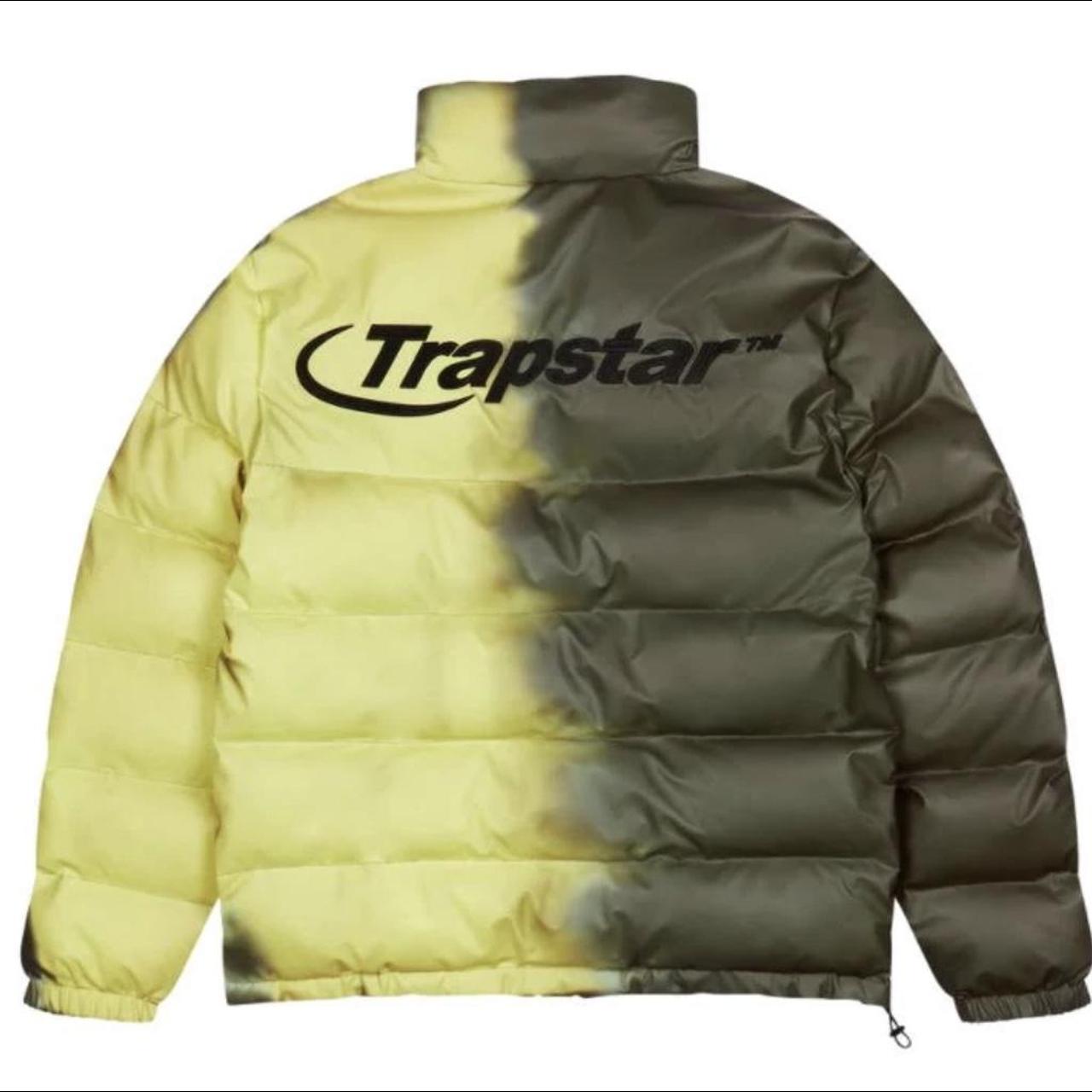 Trapstar Heat Reactive Jacket - Olive/Yellow Size... - Depop