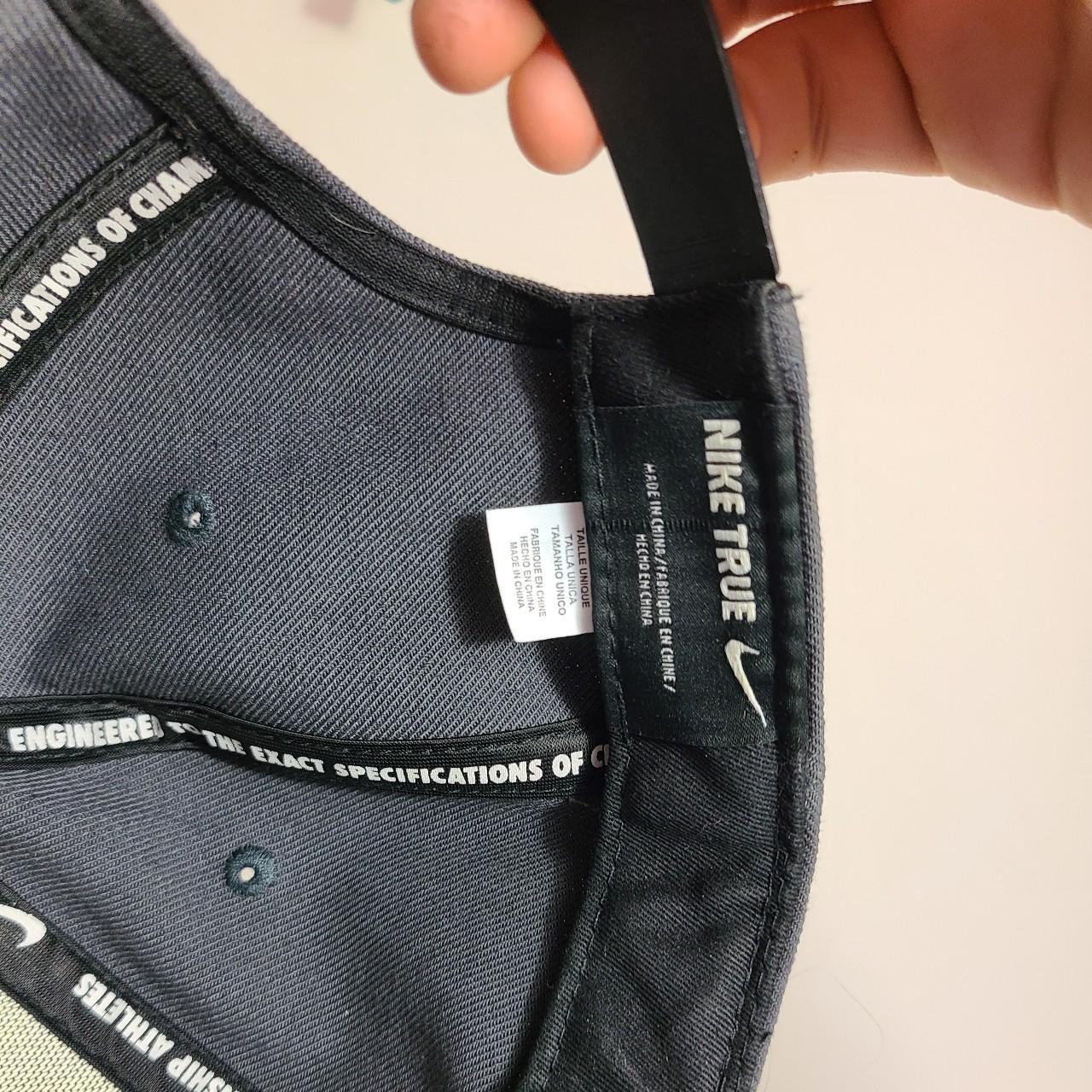 Nike True Teal & Grey Swoosh Embroidered Snapback... - Depop