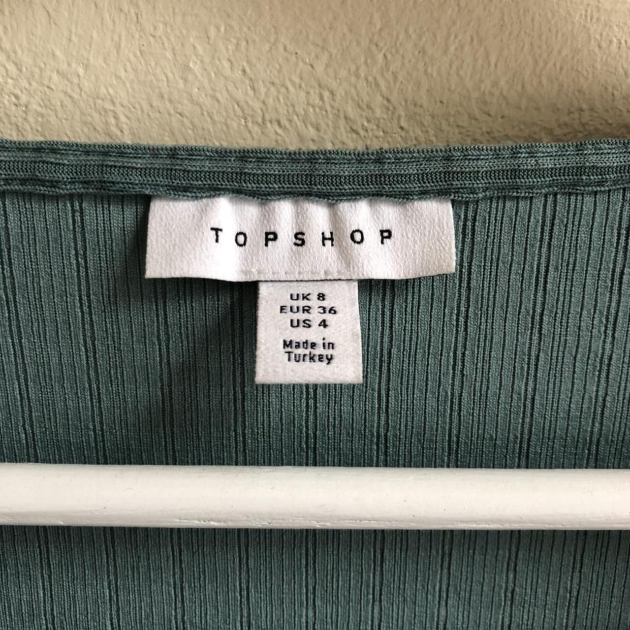 🦋 Cute frilly wrap around top from Topshop, barely... - Depop