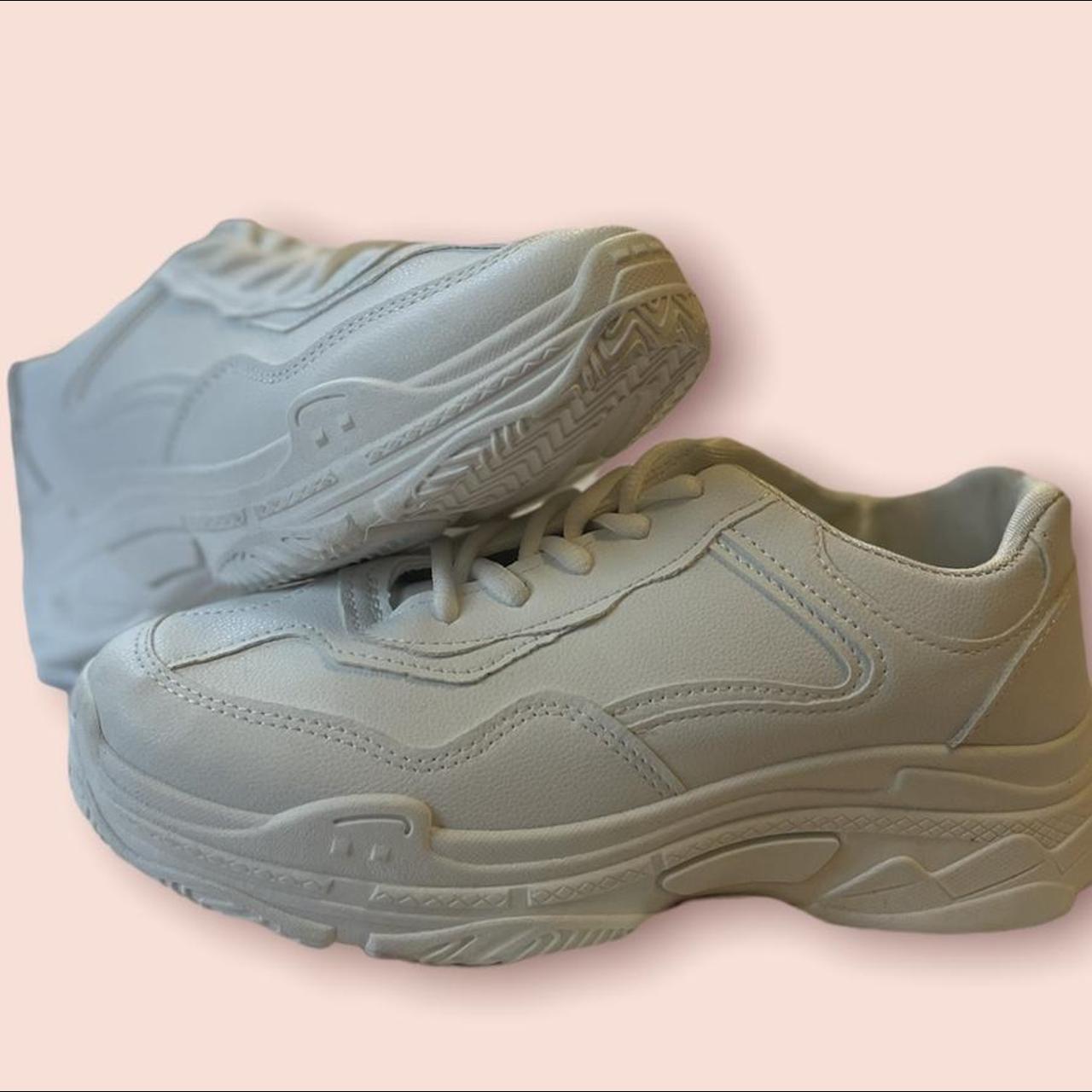 SHEIN Women's White Trainers | Depop