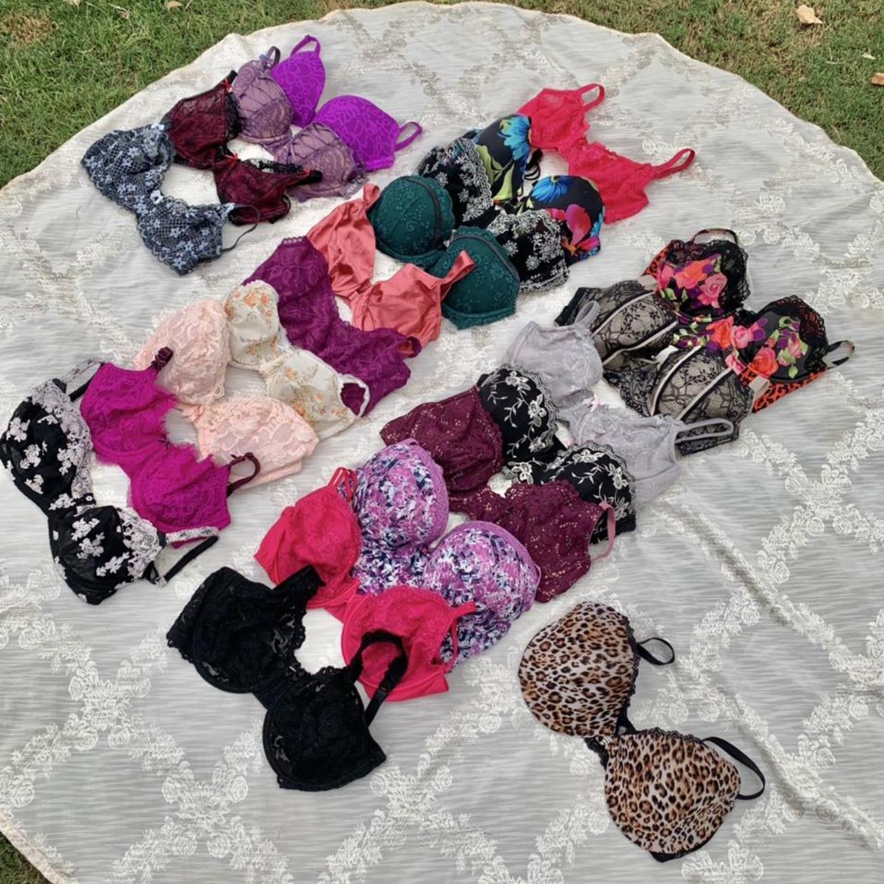 All size D bras . Left side is 32Ds 2nd to left is... | Depop