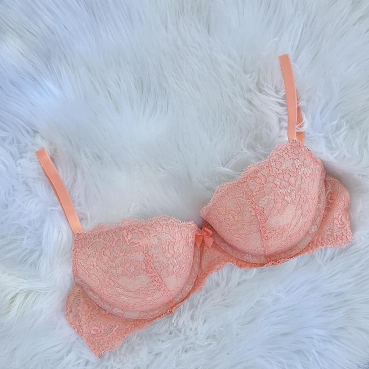 Victoria's Secret Women's Orange Bra | Depop