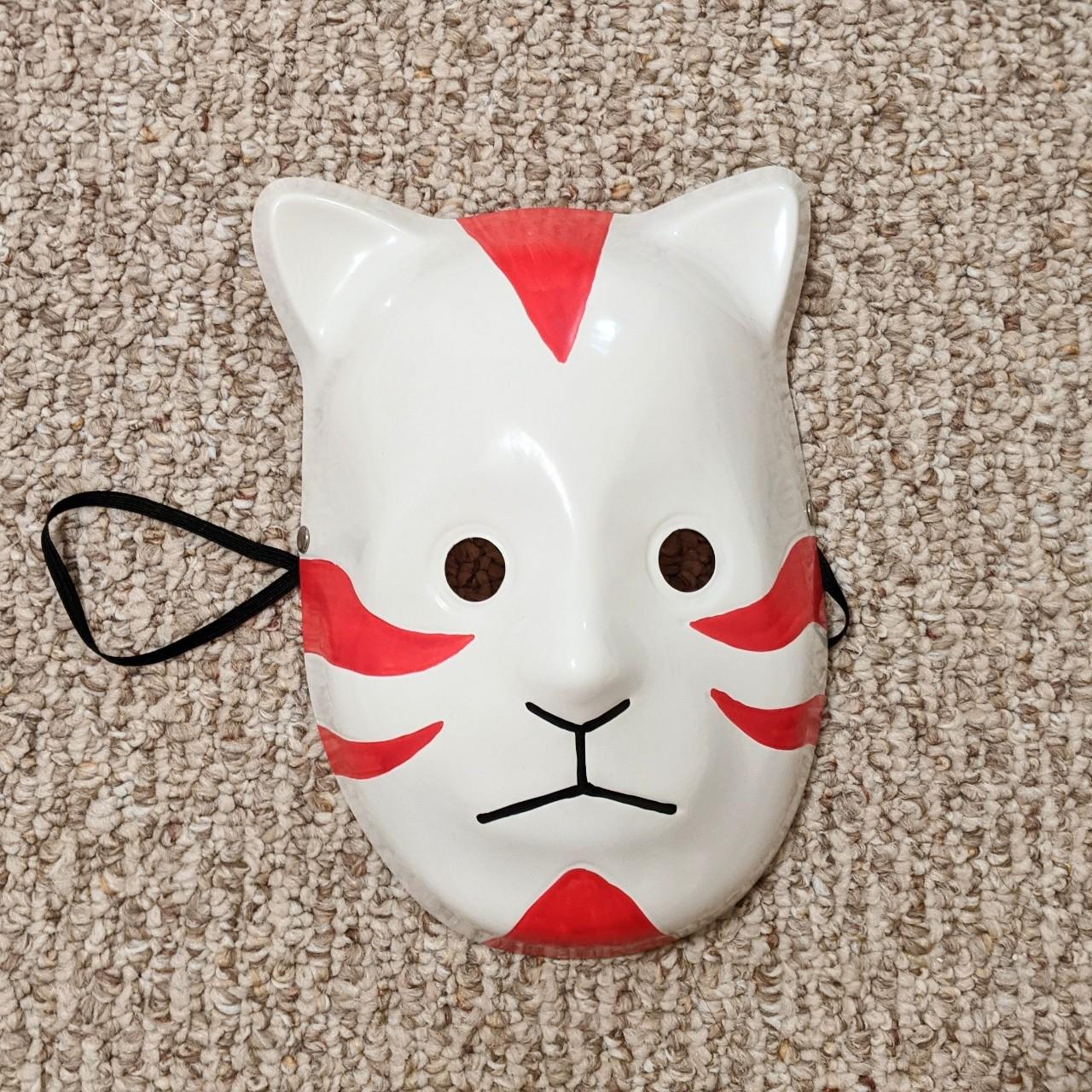 Anbu Ninja Cosplay mask from Naruto Made of plastic... - Depop