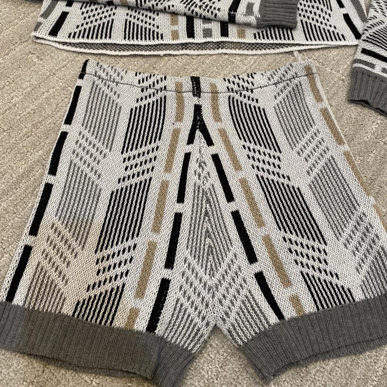 Knit shorts & cropped sweater set Super cute for... - Depop