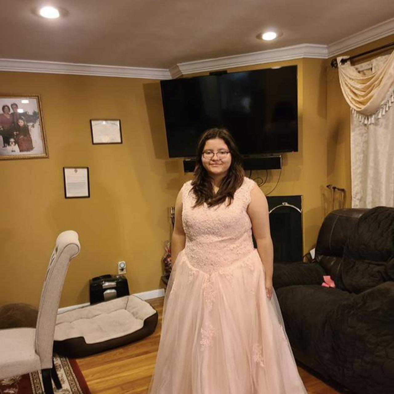 Pretty pink sweet sixteen dress. Price is... - Depop