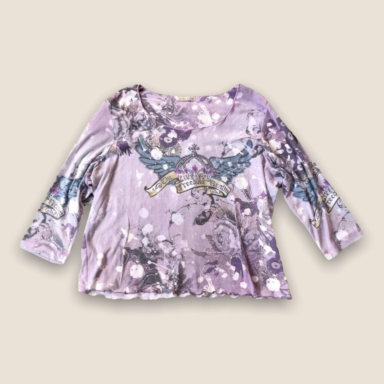 y2k VTG xcit u.s.a. Fairygrunge Lavender Purple The... - Depop