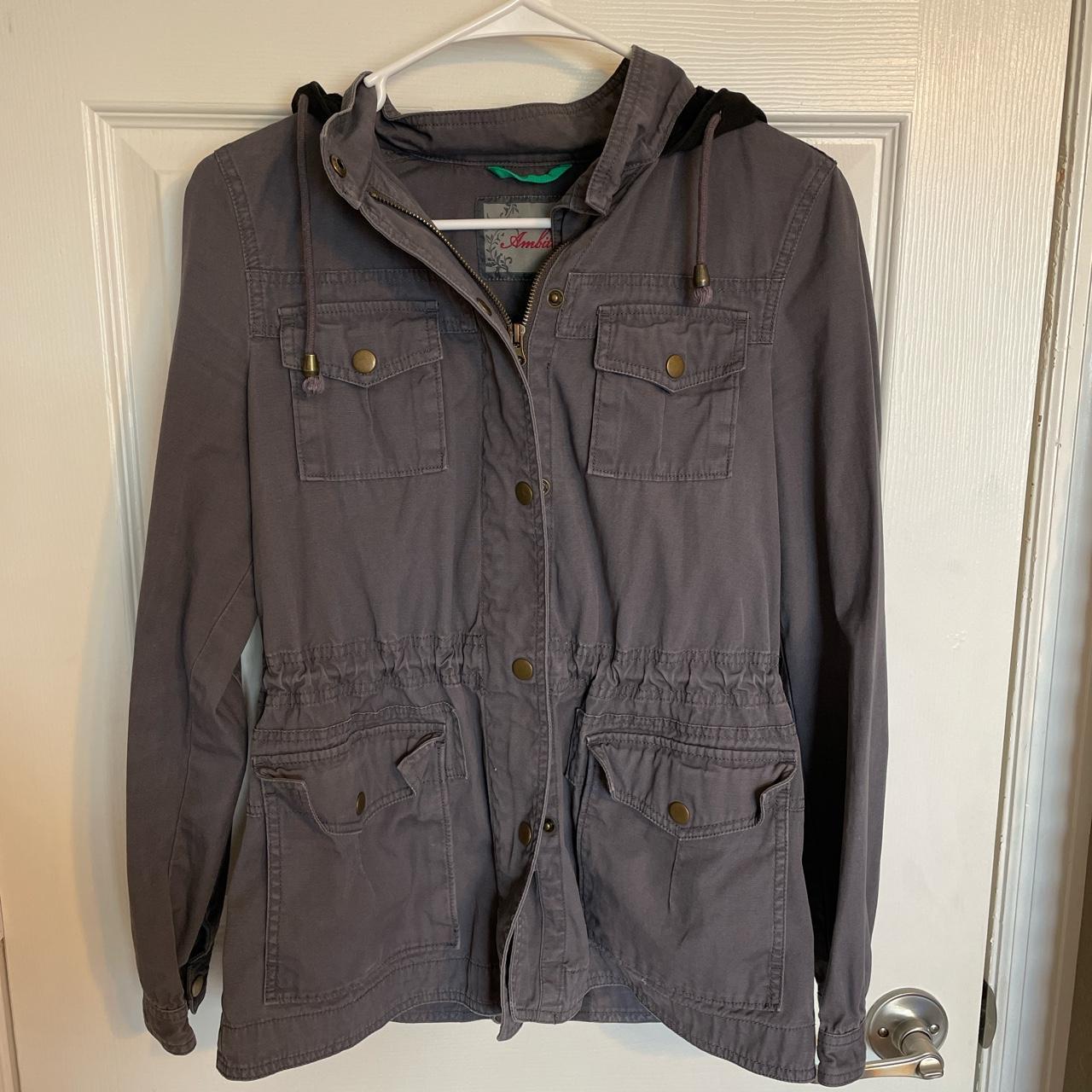 Depop payments only ♡ Dark grey utility jacket. Had... - Depop