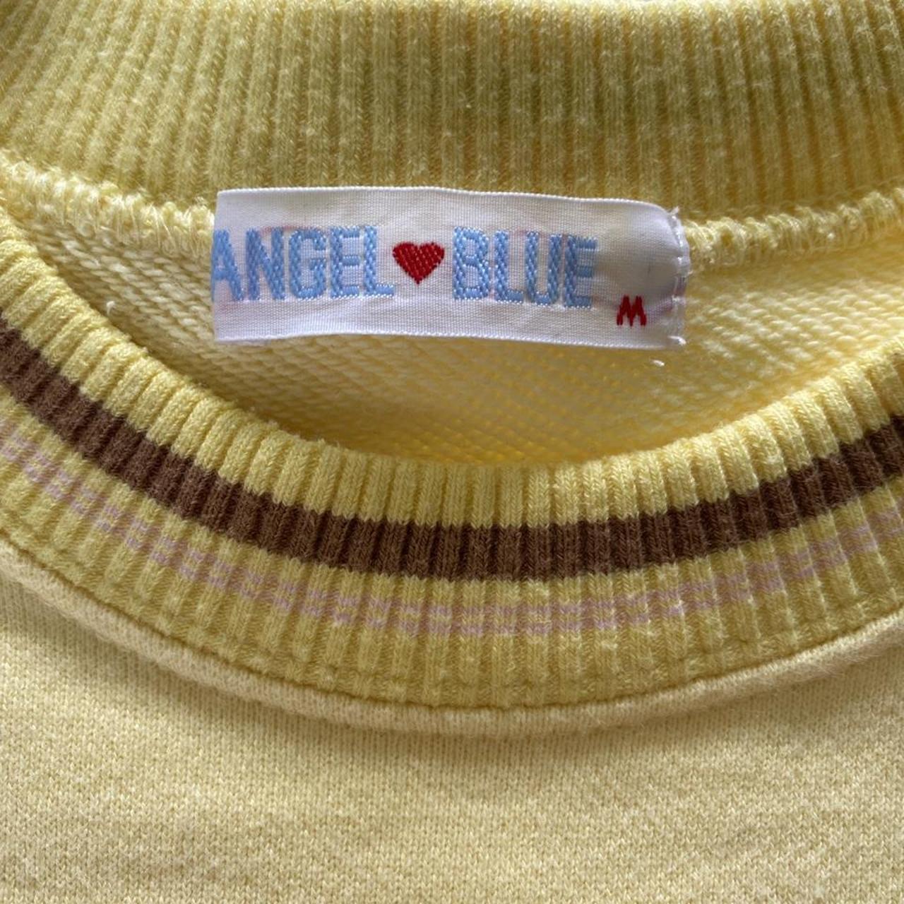 authentic angel blue sweatshirt!! soooo adorable and... - Depop