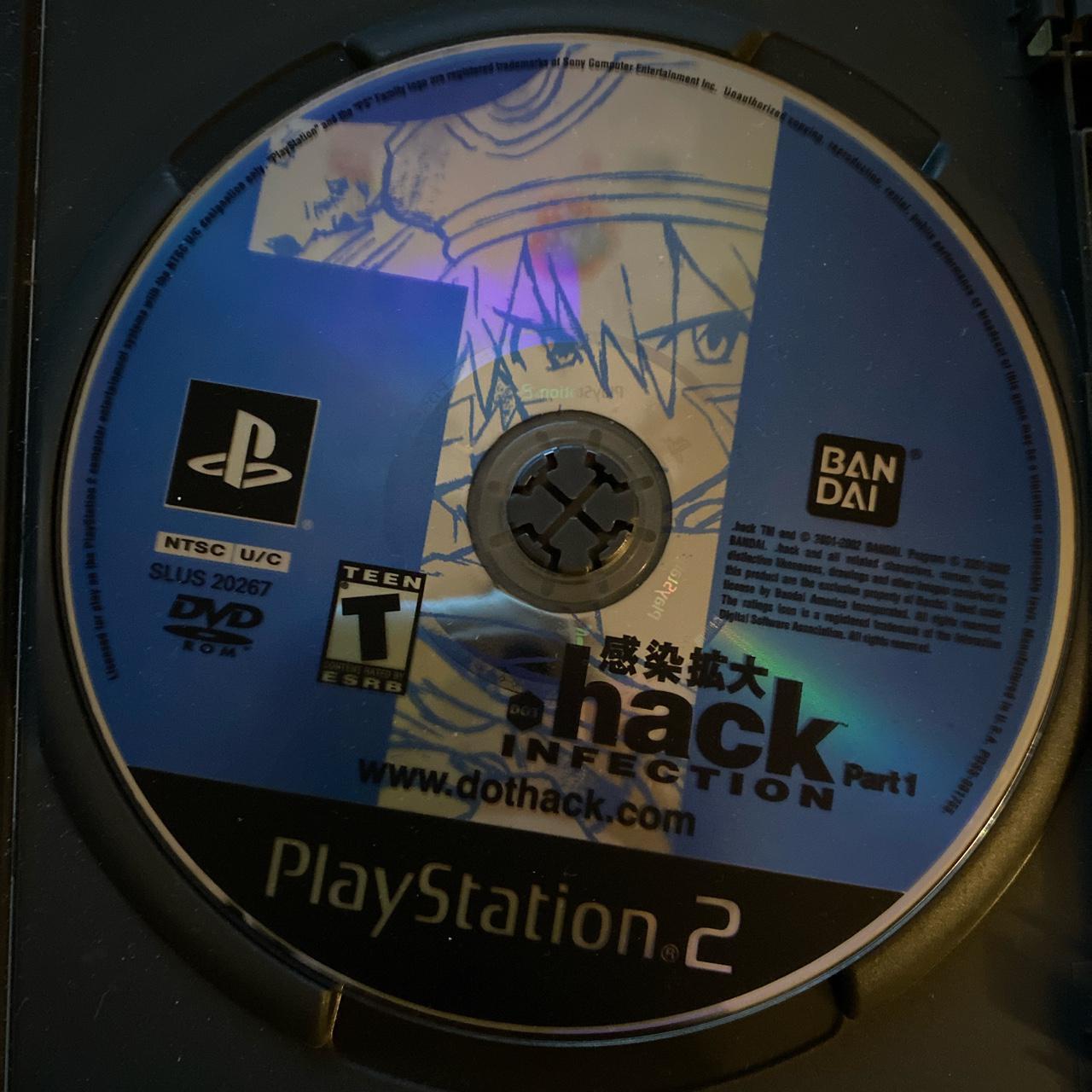 Dot Hack Infection PS2 prt 1 Disc only... - Depop