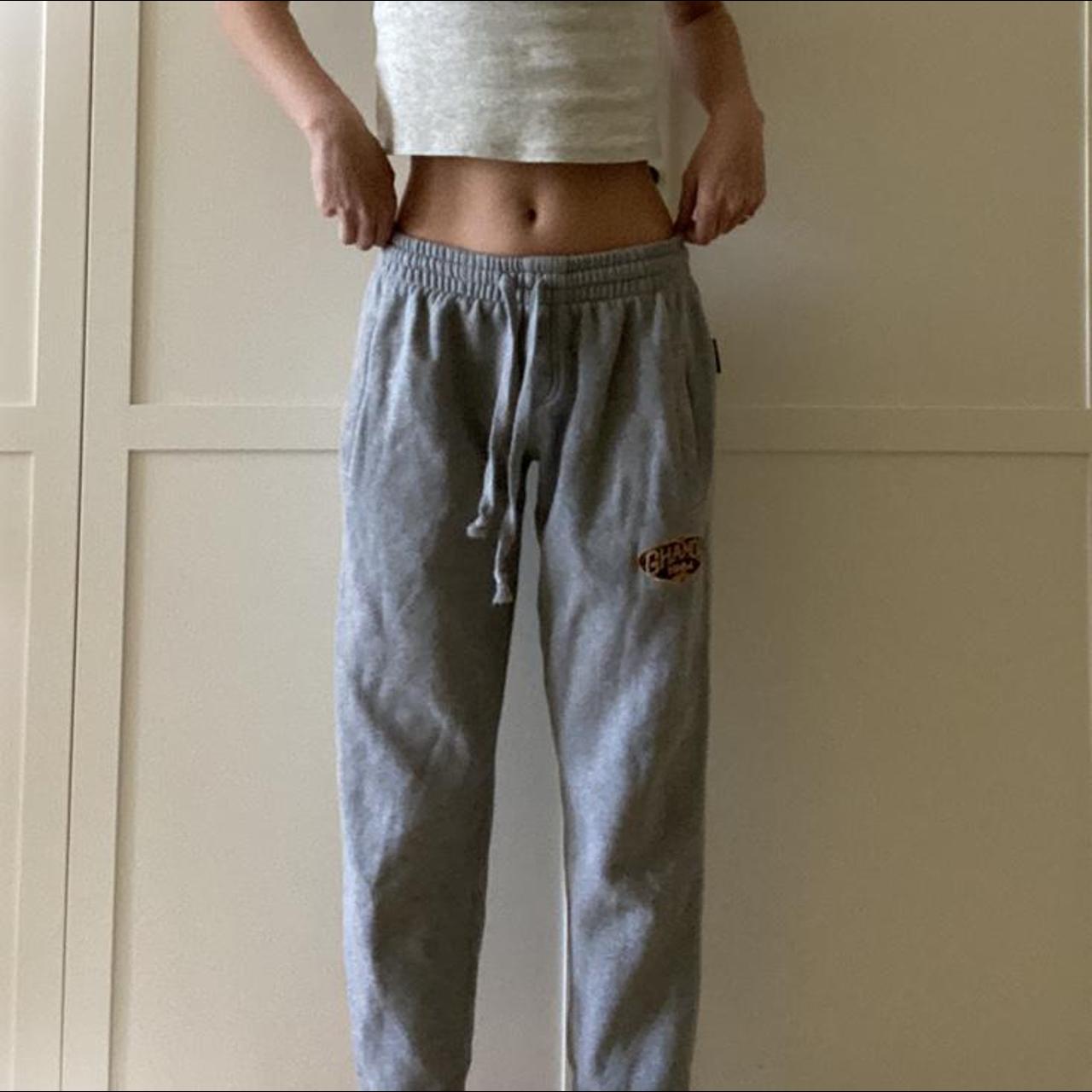 Low waisted Ghanda trackies 🤍 so comfortable!! There... - Depop