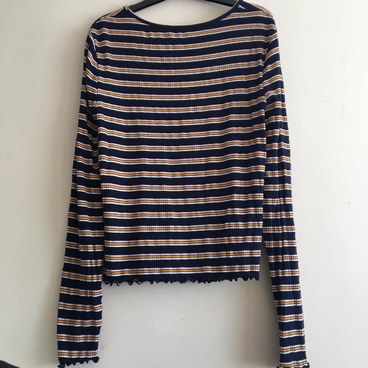 New Look Women's Navy Top | Depop