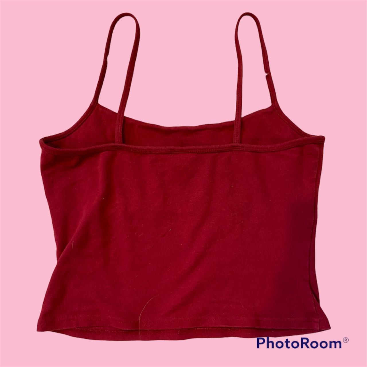 CUTEST EVER 90s RED CAMI TOP!! - Vintage, brand is... - Depop