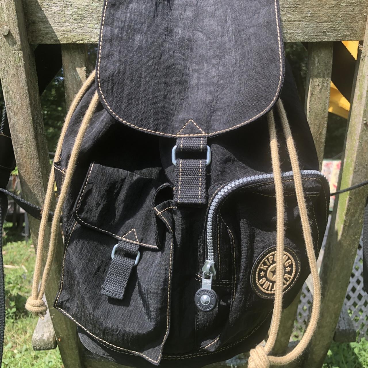 Kipling draw string back pack #backpack #kipling... - Depop