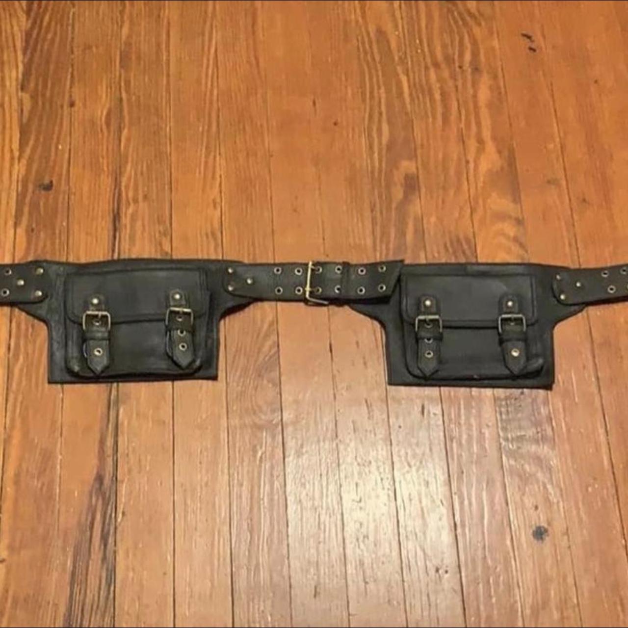 New leather adjustable utility belt. Waist 31-42”. 4... - Depop