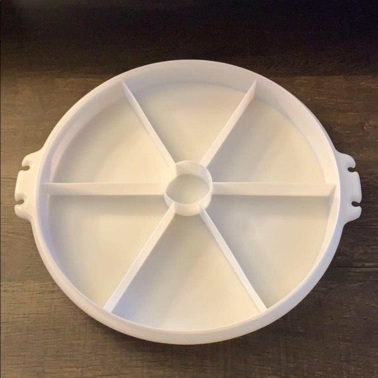 Vintage Tupperware Party Tray White #tupperware... - Depop