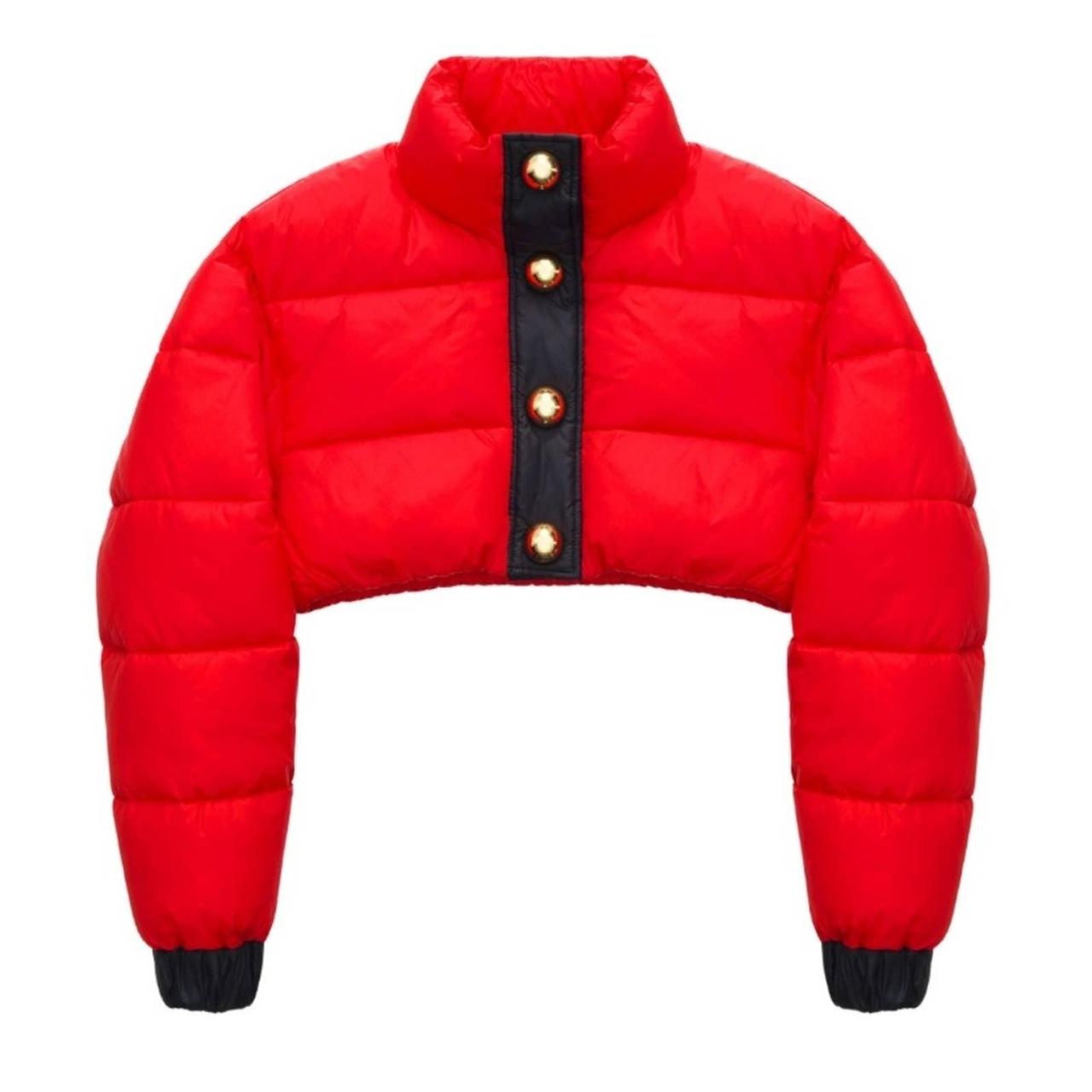 NWT H&M x Moschino Red Padded Jacket limited... - Depop