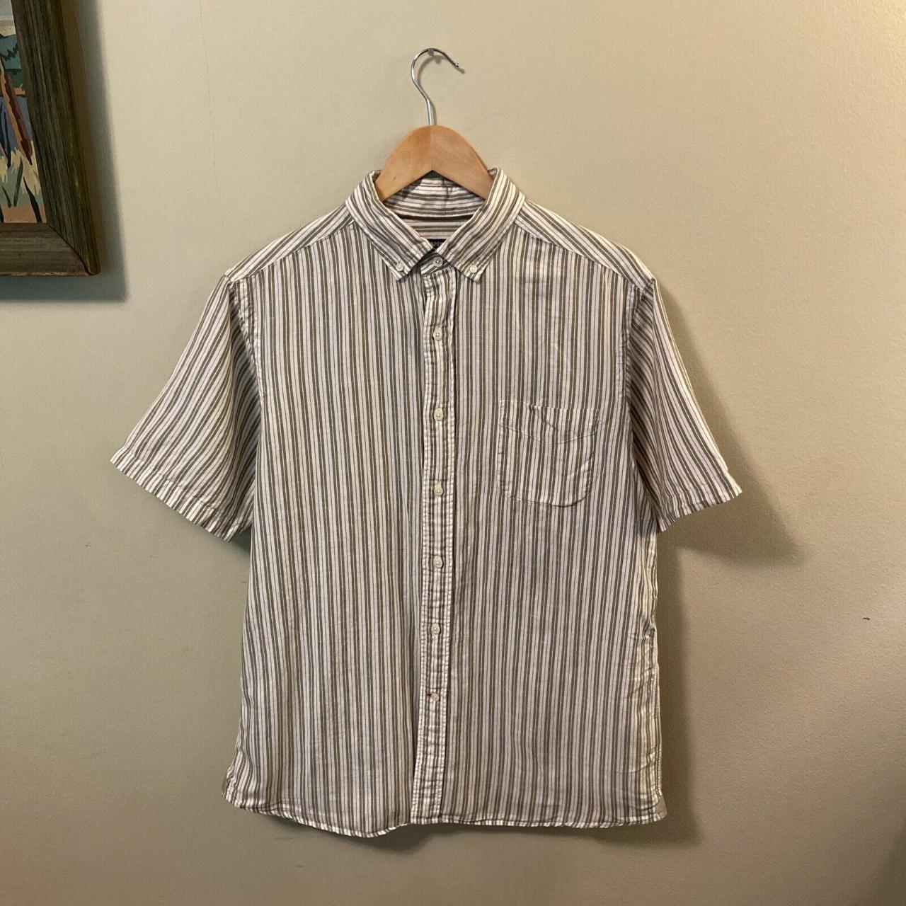 Cremieux Collection Button Down Mens Large Striped... - Depop