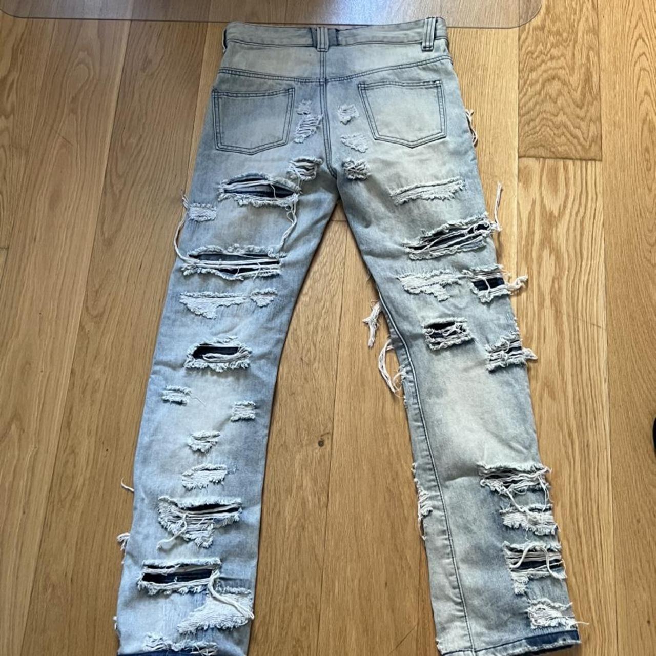 JADED LONDON EXTREME RIPPED JEANS Jaded London -... - Depop