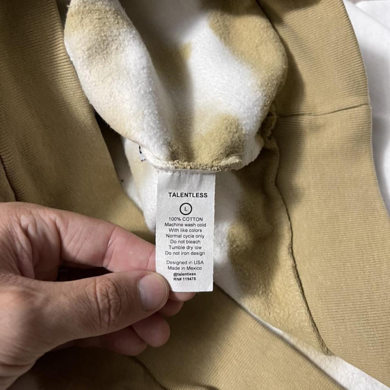 Men's Tan and White Sweatshirt | Depop