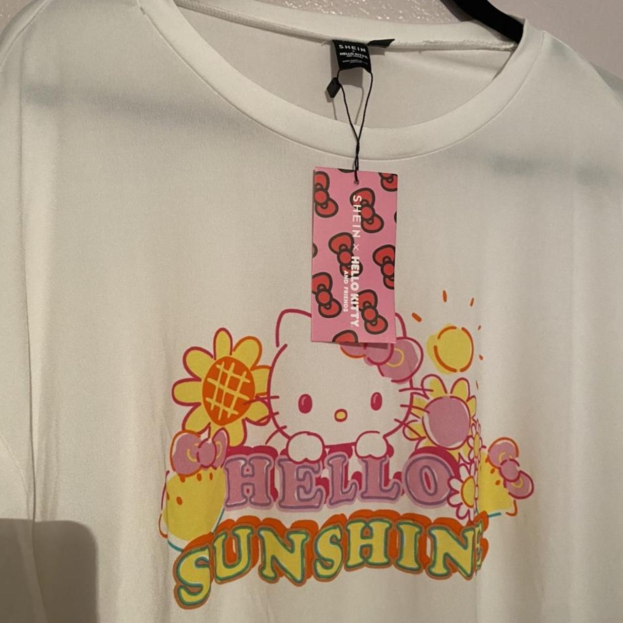 Hello kitty SHEIN curve crop top Never... - Depop