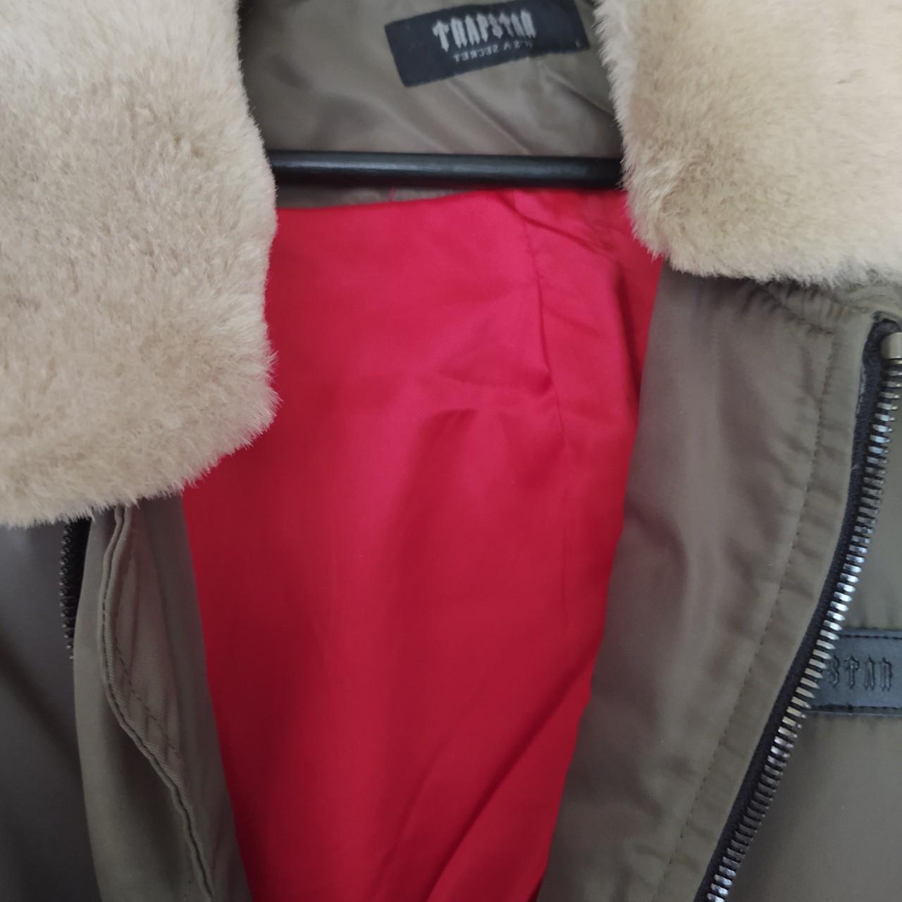 Trapstar Bomber Jacket w Fur Collar. High quality... - Depop