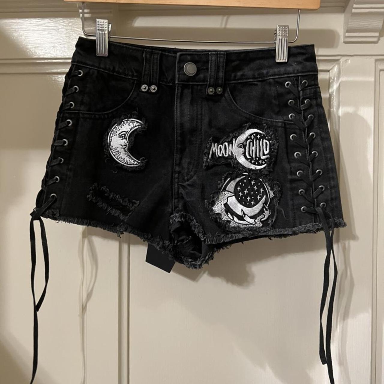Kill star denim shorts Patch details New with tags - Depop