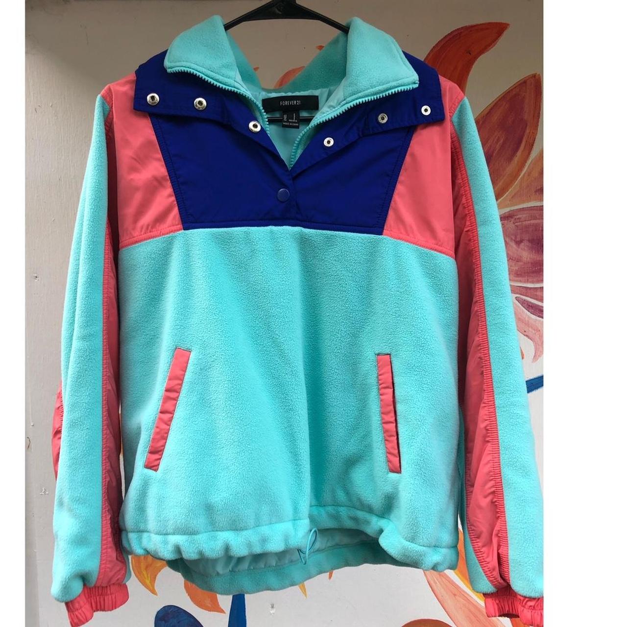 Thrifted Retro Half Zip SMALL FREE SHIPPING #retro... - Depop