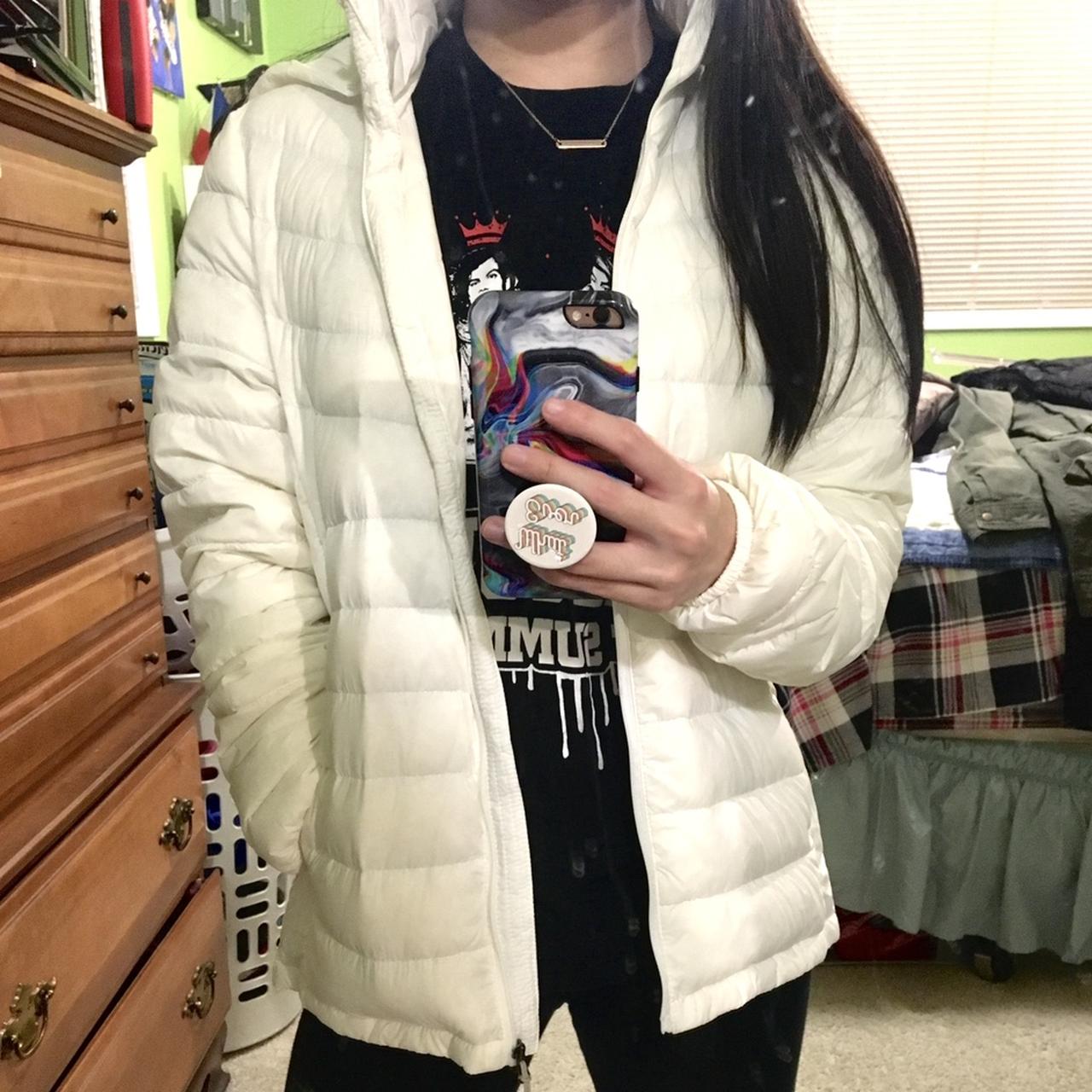 Weightless white puffer jacket from Weatherproof.... | Depop